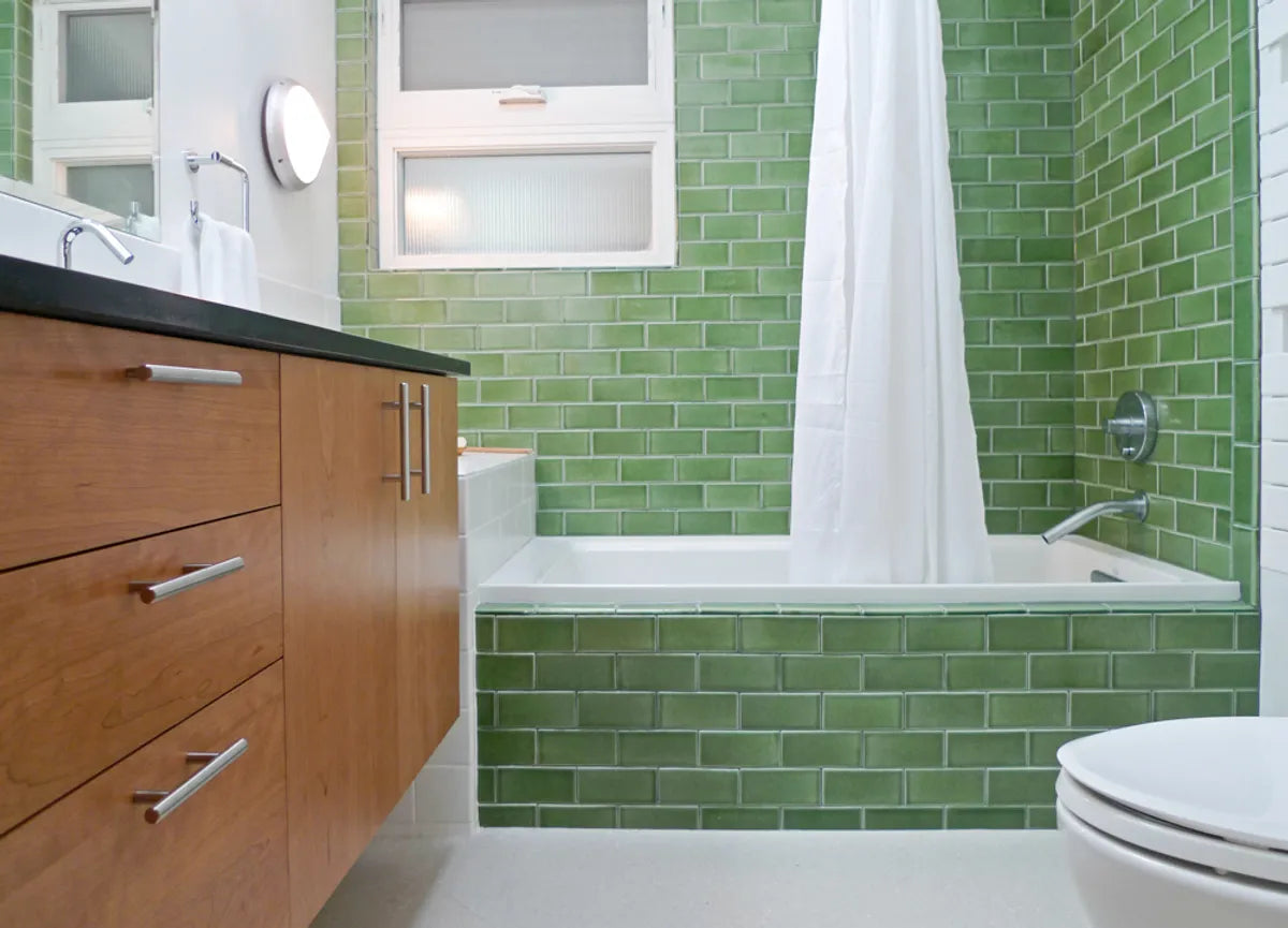 Colorful Classic Bathroom