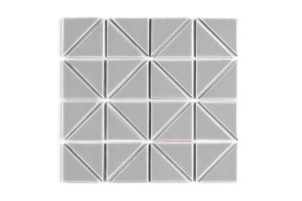 Thistle 3" Triangle Sheeted - Quadrant Gloss Original Ceramic Tile