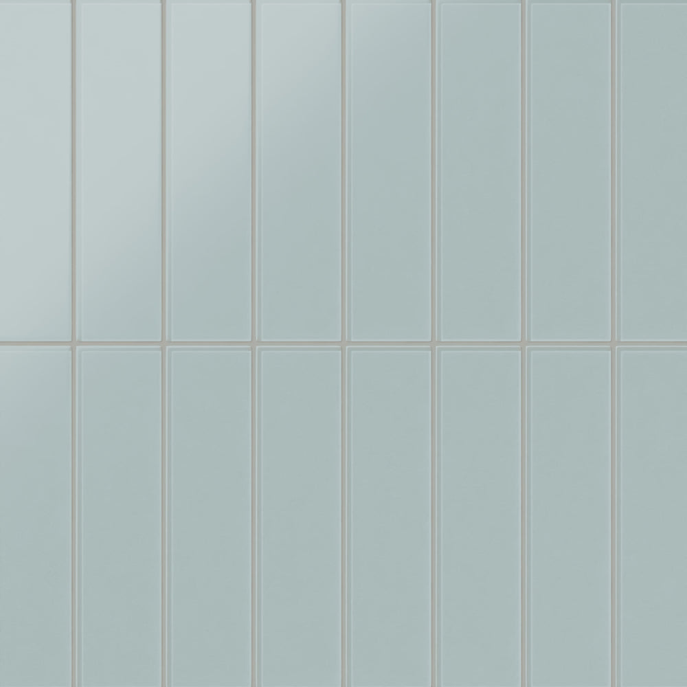 Great Blue Heron 3x12 Matte Glass Tile - Factory Sale