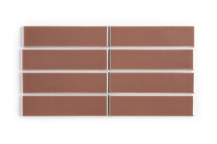 Mauve 2x8 Gloss Original Ceramic Tile