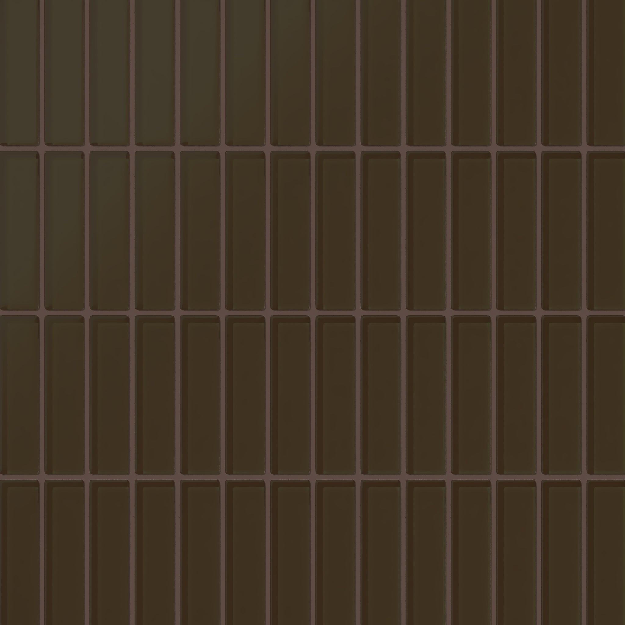 1x4 Straight Set Sheeted Glass Mosaic Tile in Osprey Matte
