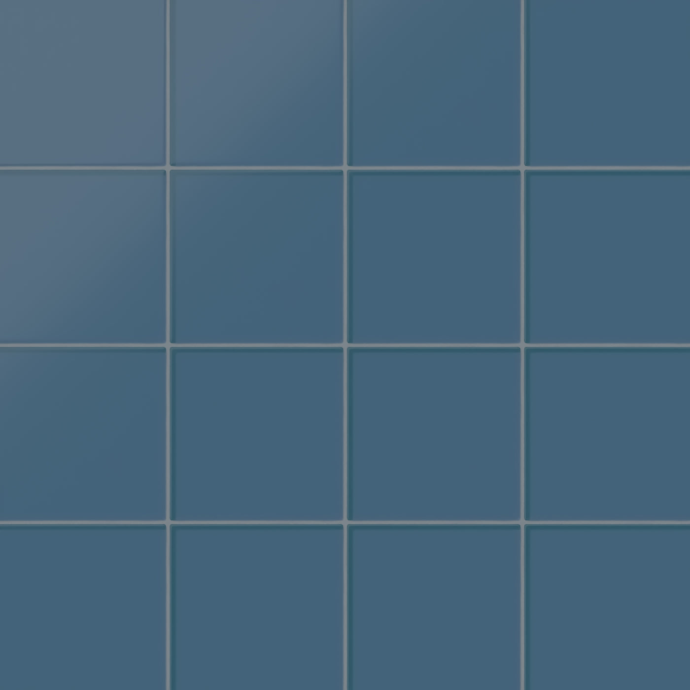 6x6 Glass Tile in Blue Jay Matte