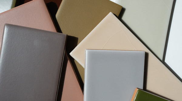 6" Triangle Original Ceramic Tile in Crater Lake Matte